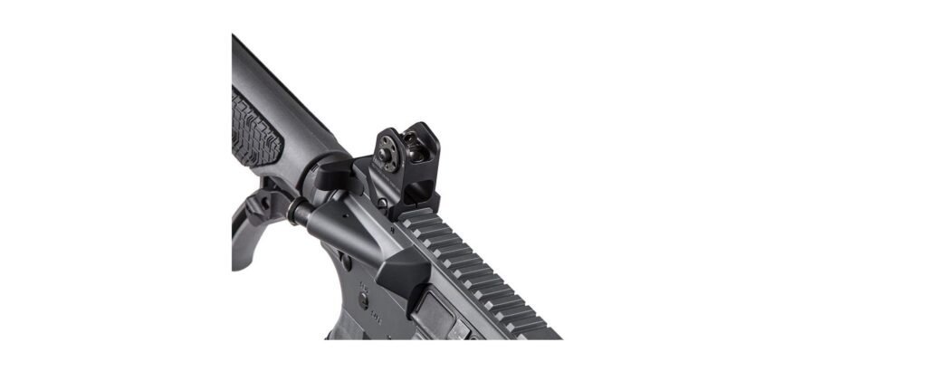 AR Fixed Rear Sight: Co-Witness with Red Dot Optics