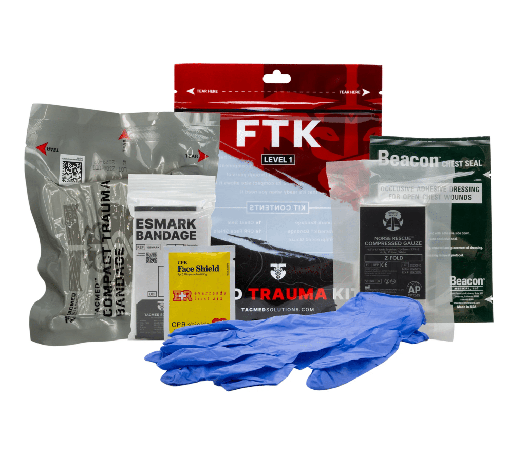 TacMed Solutions FTK Field Trauma Kit Level 1 - Reliable Aid