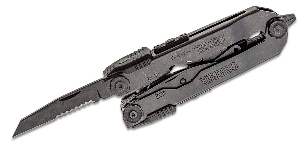 Gerber Diesel Multi-Plier with Locking Tools for Safety