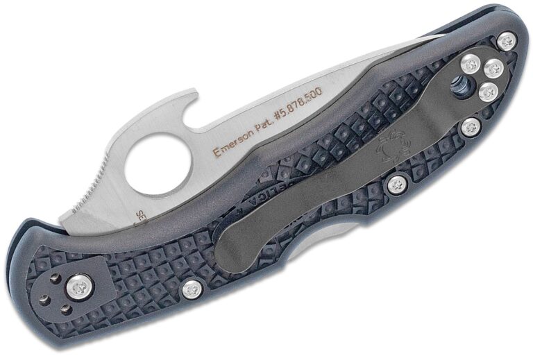 Spyderco Delica 4 Emerson Wave: Quick Open EDC Utility