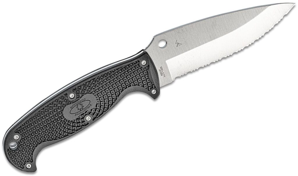 Spyderco Jumpmaster 2: Lightweight Rust-Proof Serrated Slicer