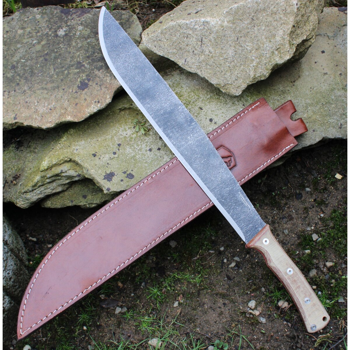 Condor Mountain PASS Machete with Leather Sheath