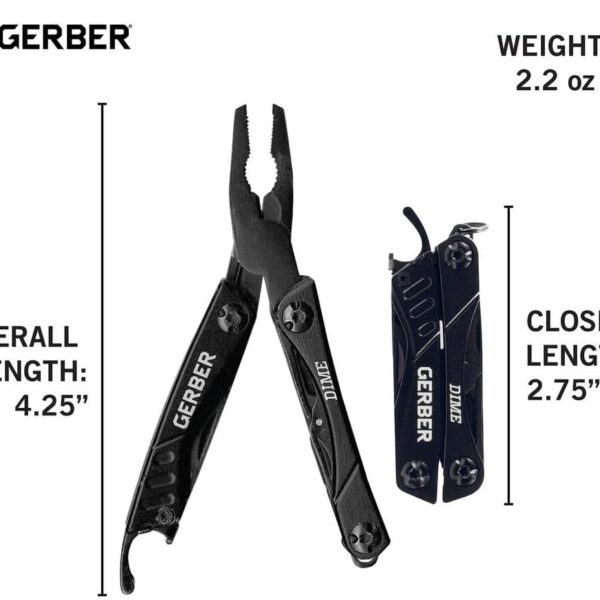 Gerber Dime Micro Multi-Tool with 12 Useful Tools