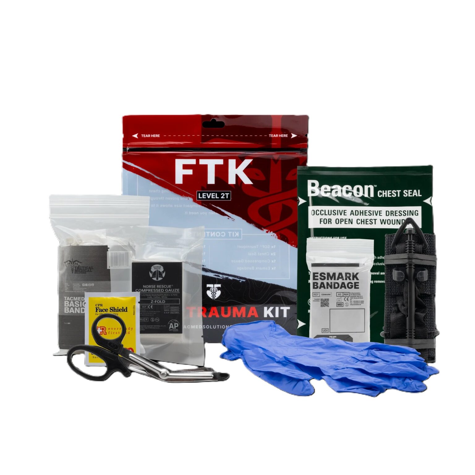 TacMed Solutions FTK Field Trauma Kit LEvel 2T: Ready for Action